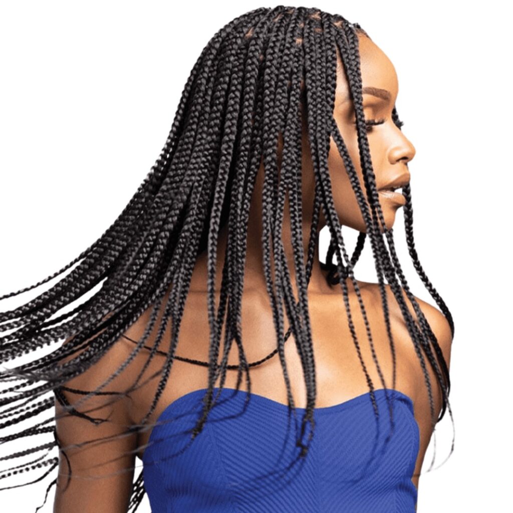 3X RUWA pre stretched braid 24” - 1B | Bold Kulture Beauty